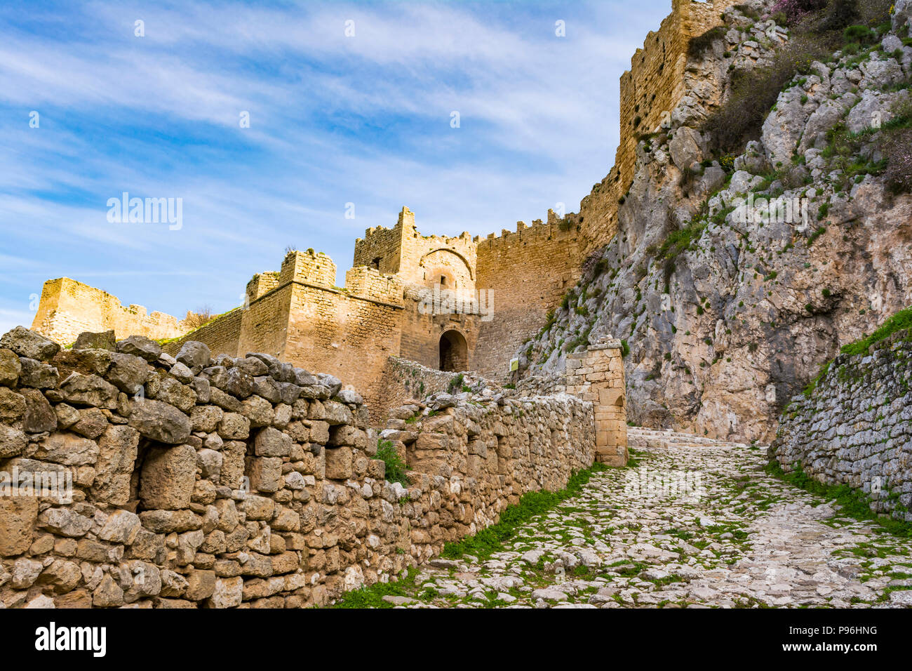 Acropolis Of Ancient Corinth High Resolution Stock Photography and ...