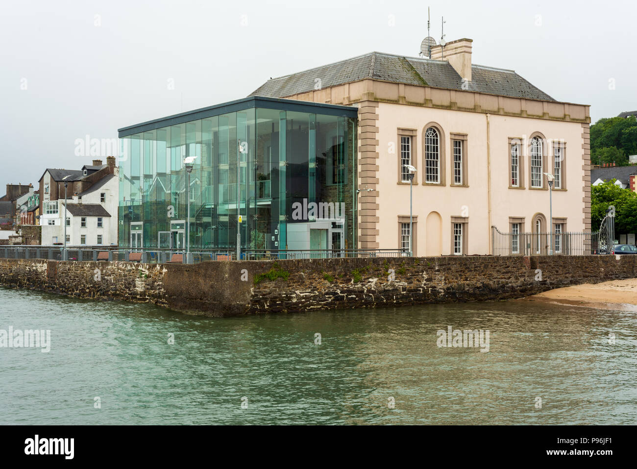 The Town Hall at the Mall Beach in Youghal, County Cork, Ireland Stock ...