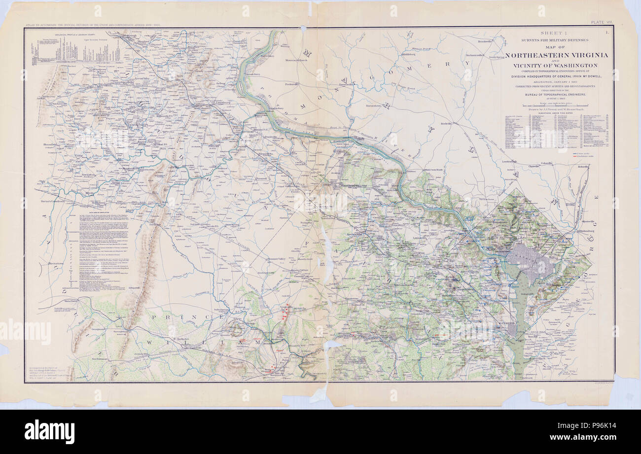 Civil war 1862 map hi-res stock photography and images - Alamy