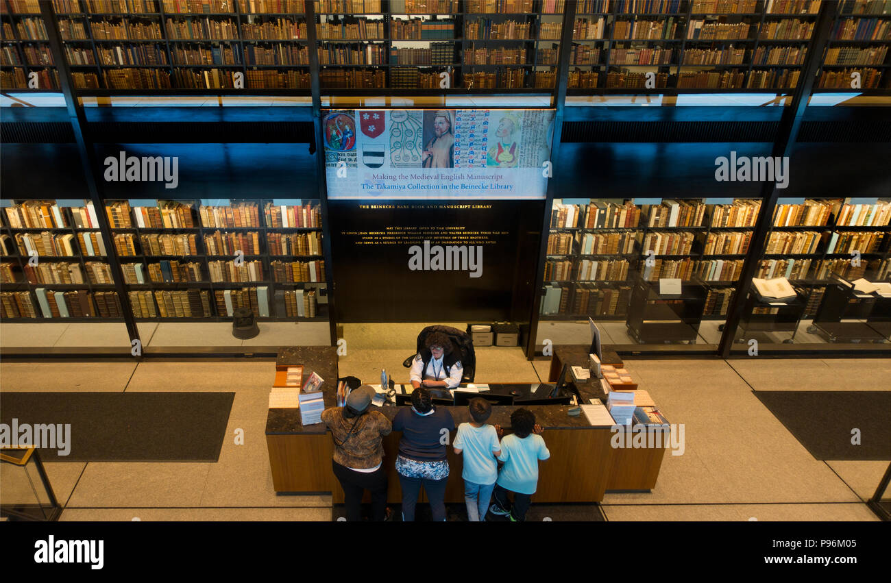 Beinecke rare book and manuscript library New Haven CT Stock Photo - Alamy
