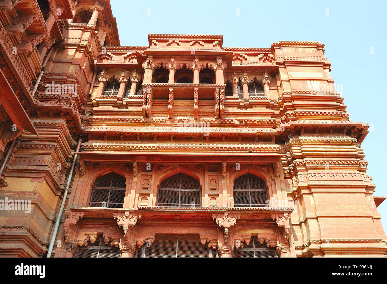 Exterior view of Govind Dev Ji Temple, Vrindavan, Uttar Pradesh, India ...