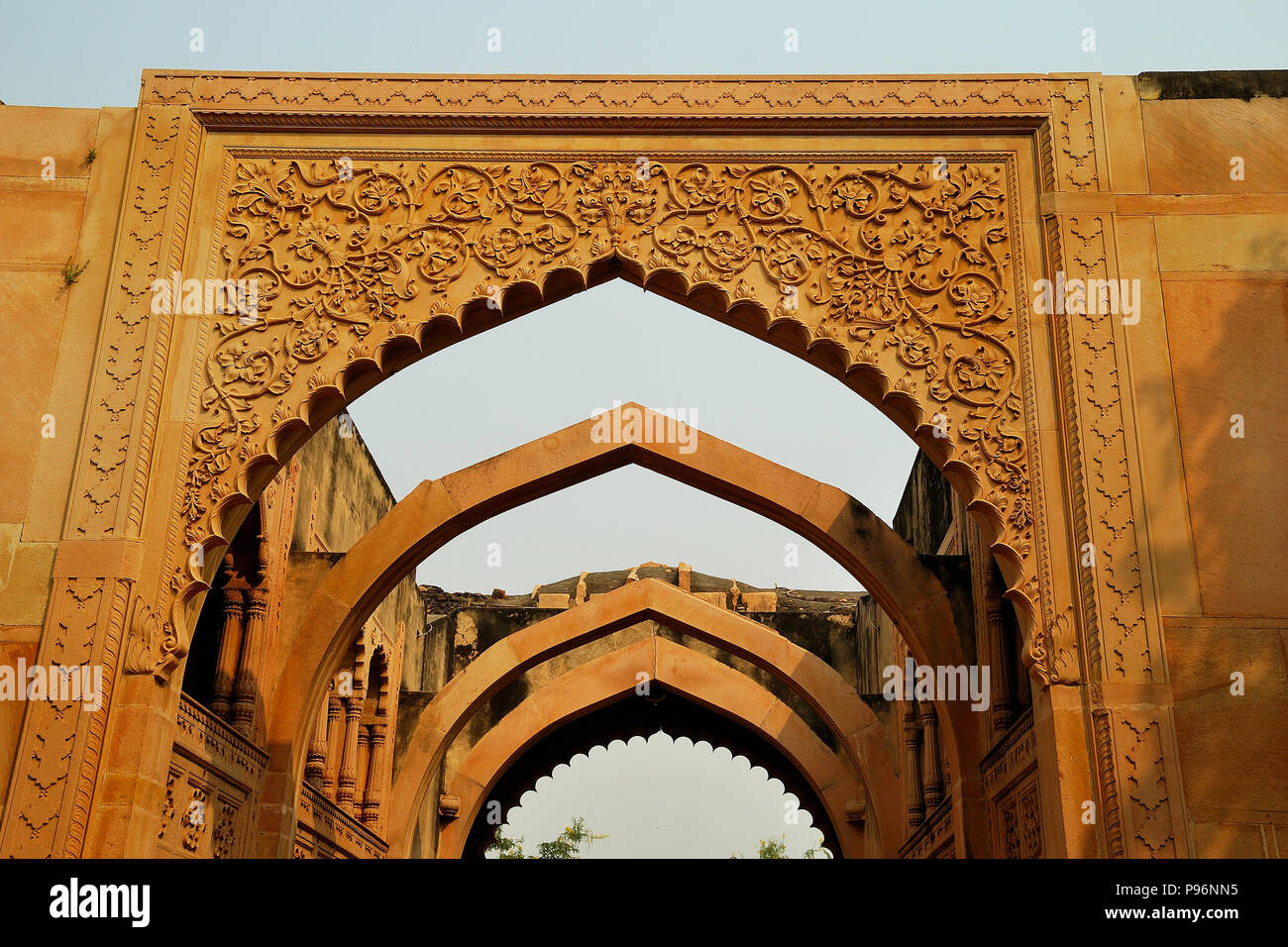 Partial view of Jal Mahal, Deeg Palace complex, Rajasthan, India Stock ...