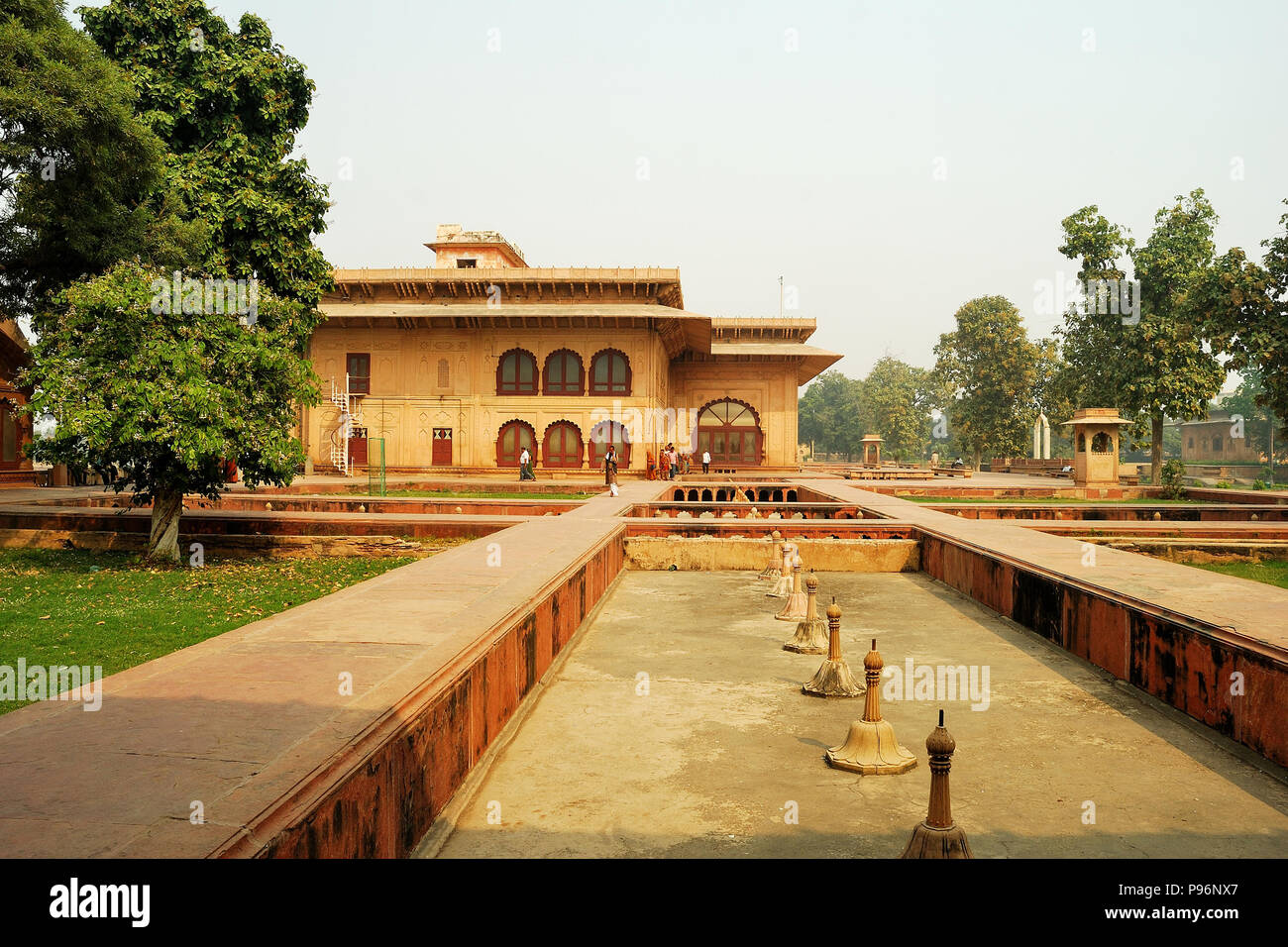 Partial view of Jal Mahal, Deeg Palace complex, Rajasthan, India Stock ...