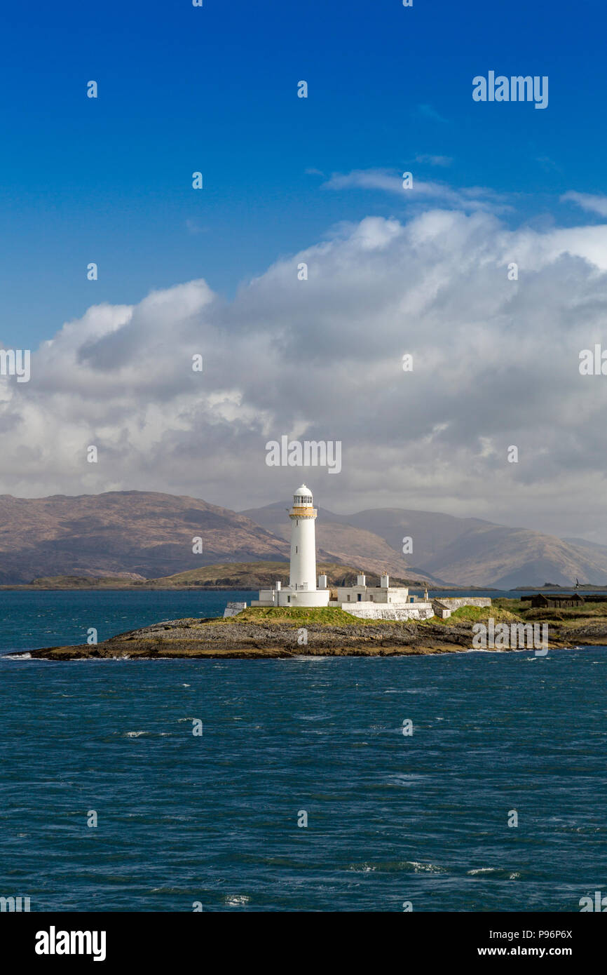 Lismore lighthouse on the tiny islet of Eilean Musdile is a common ...