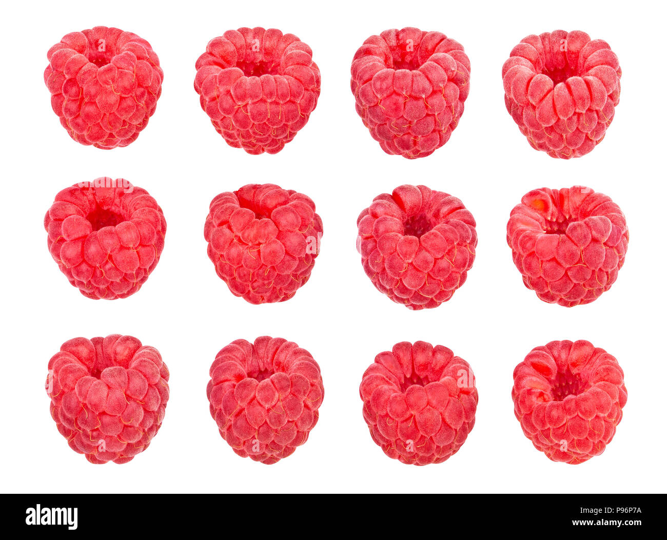 Raspberries Cut Out Stock Images & Pictures - Alamy