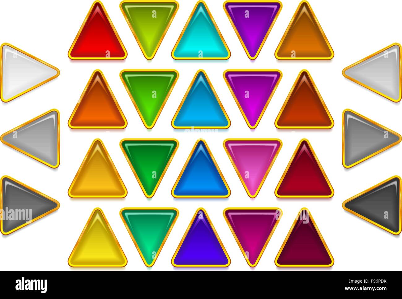 Set of Glass Buttons Stock Vector Image & Art - Alamy