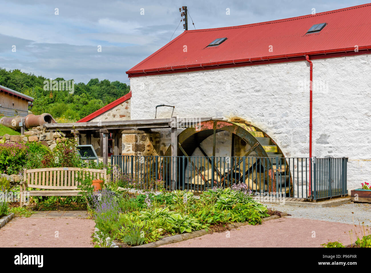 TRADITIONAL OLD WOOL MILL KNOCKANDO MORAY SCOTLAND THE RENOVATED ...