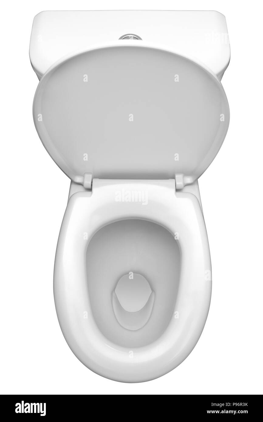 toilet, clipping path, isolated on white background Stock Photo - Alamy