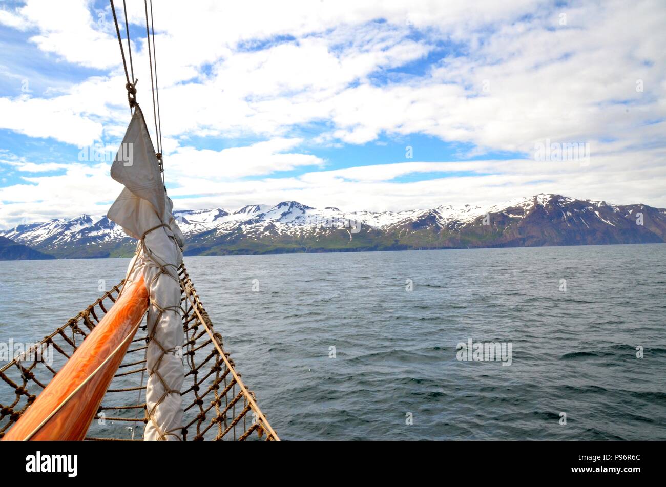 boats Husavik Iceland Stock Photo - Alamy