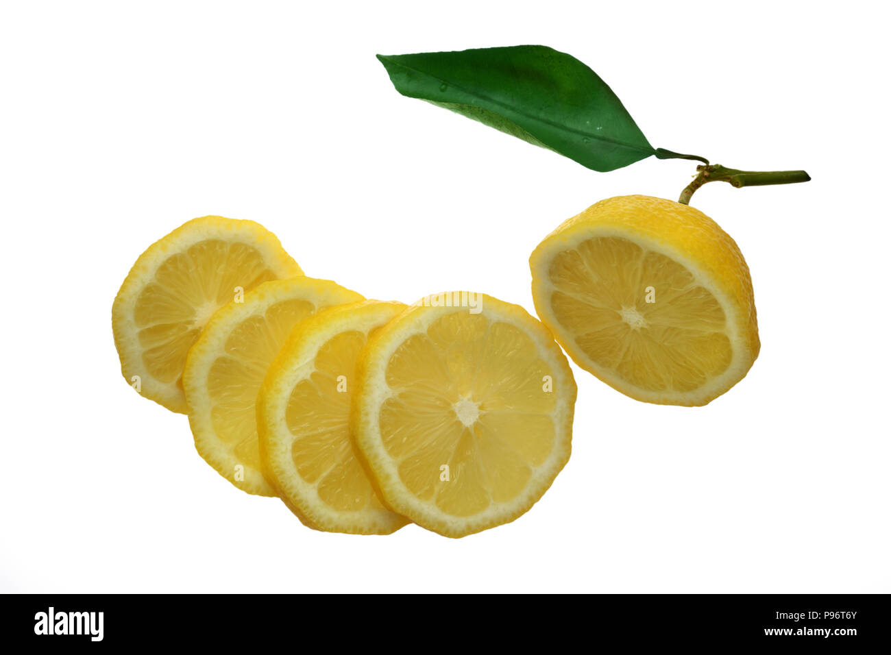 Lemon color background Cut Out Stock Images & Pictures - Alamy