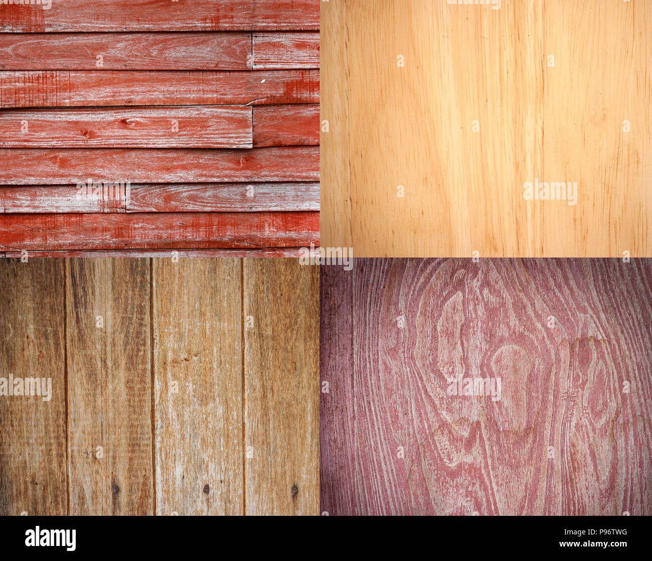 Collage of high-detailed wood textures background Stock Photo - Alamy