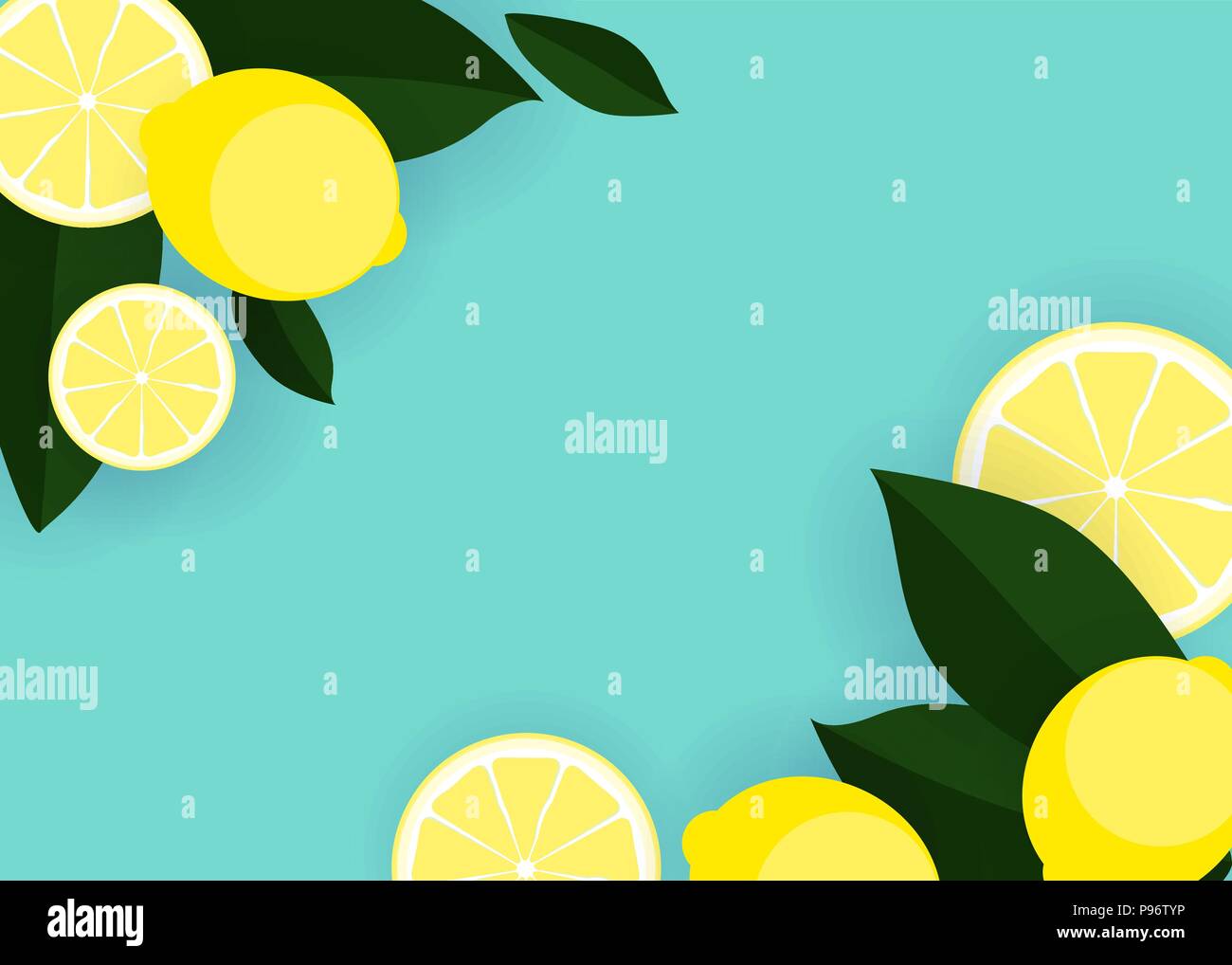 Abstract Lemon Background Vector Illustration Stock Vector Image & Art ...