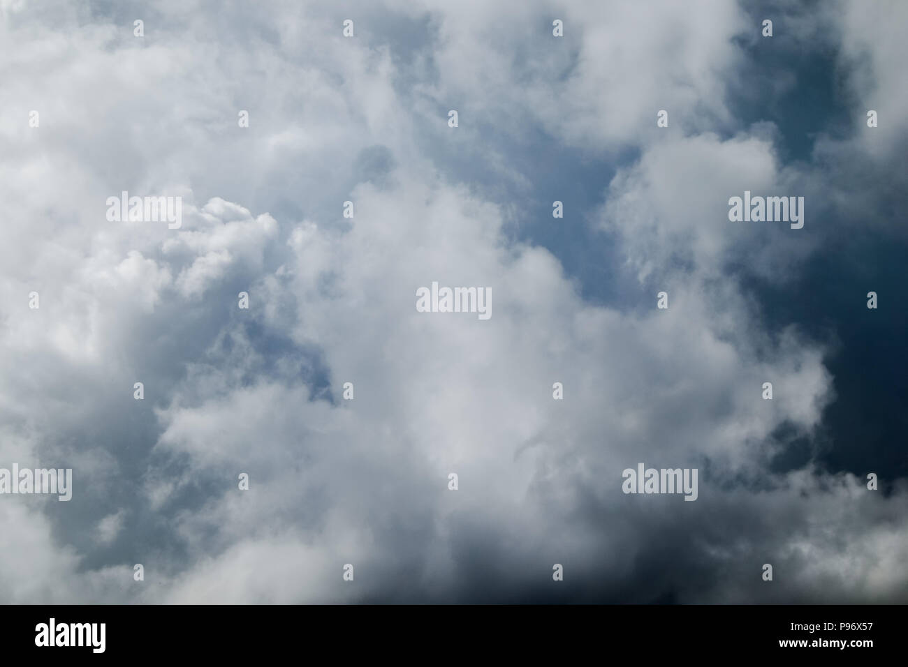 Heavy grey clouds in the sky before the rain Stock Photo - Alamy