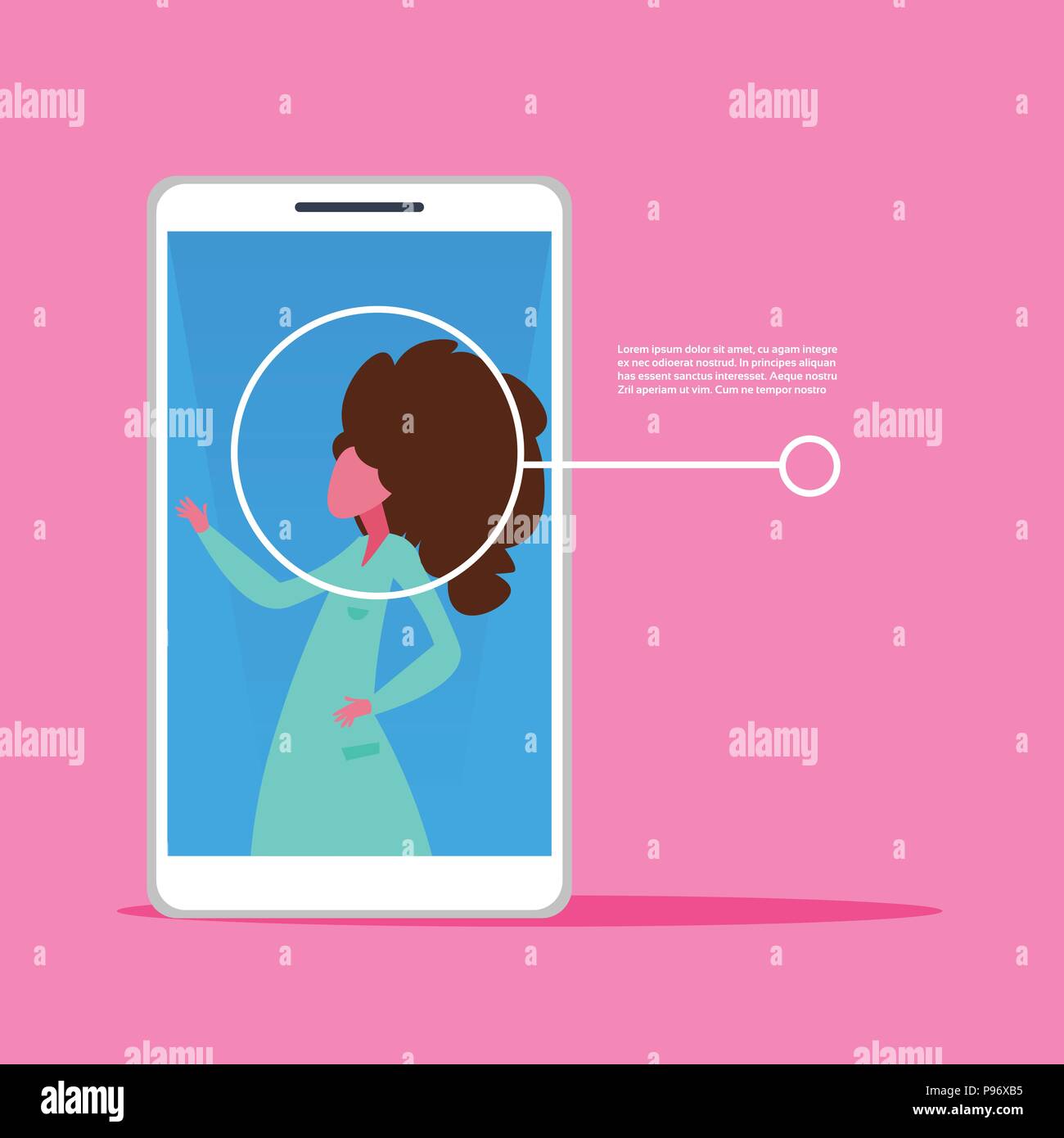 smartphone application woman face identification authorization ...