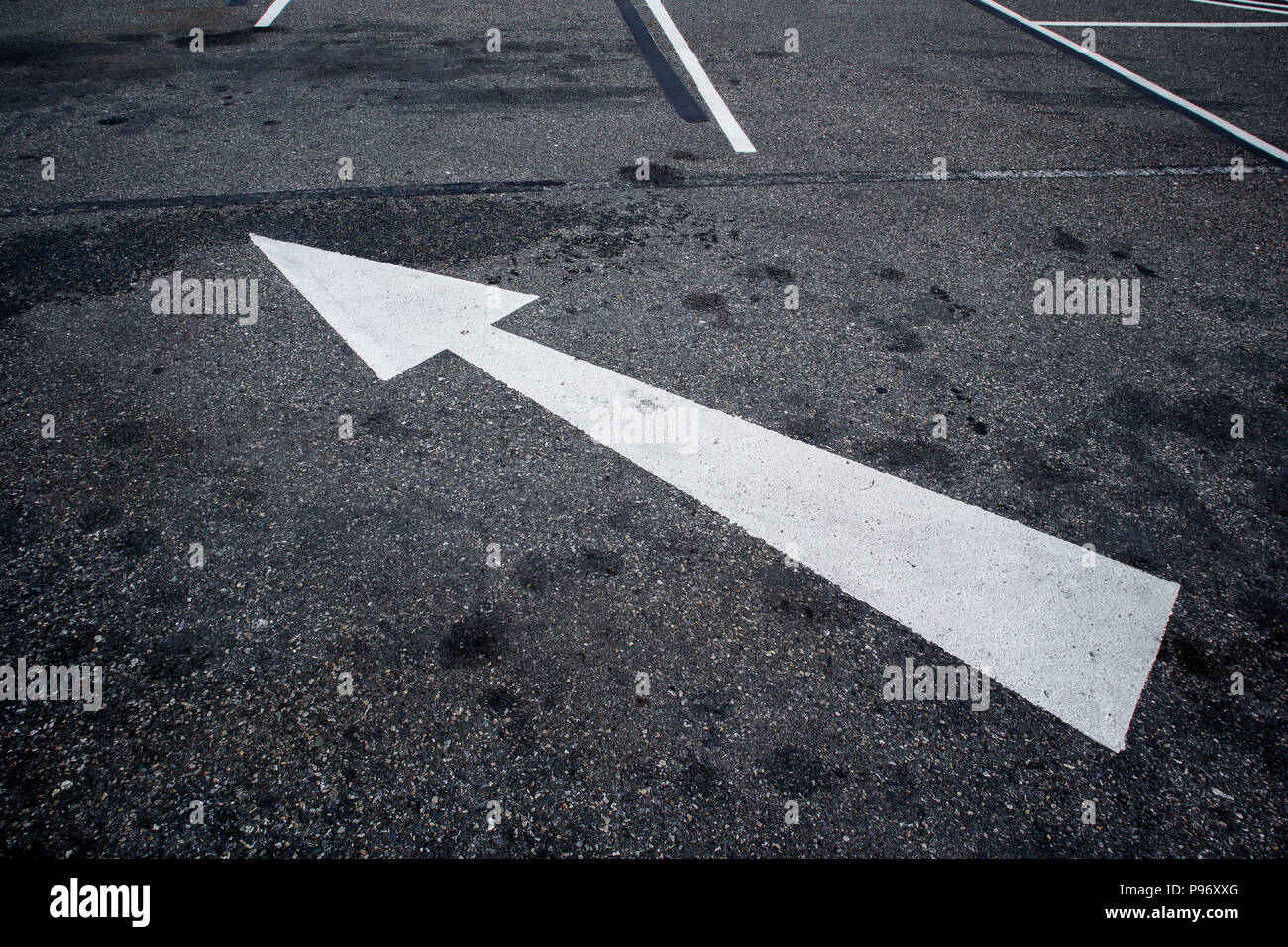 abstract background address road with arrow and symbols Stock Photo - Alamy