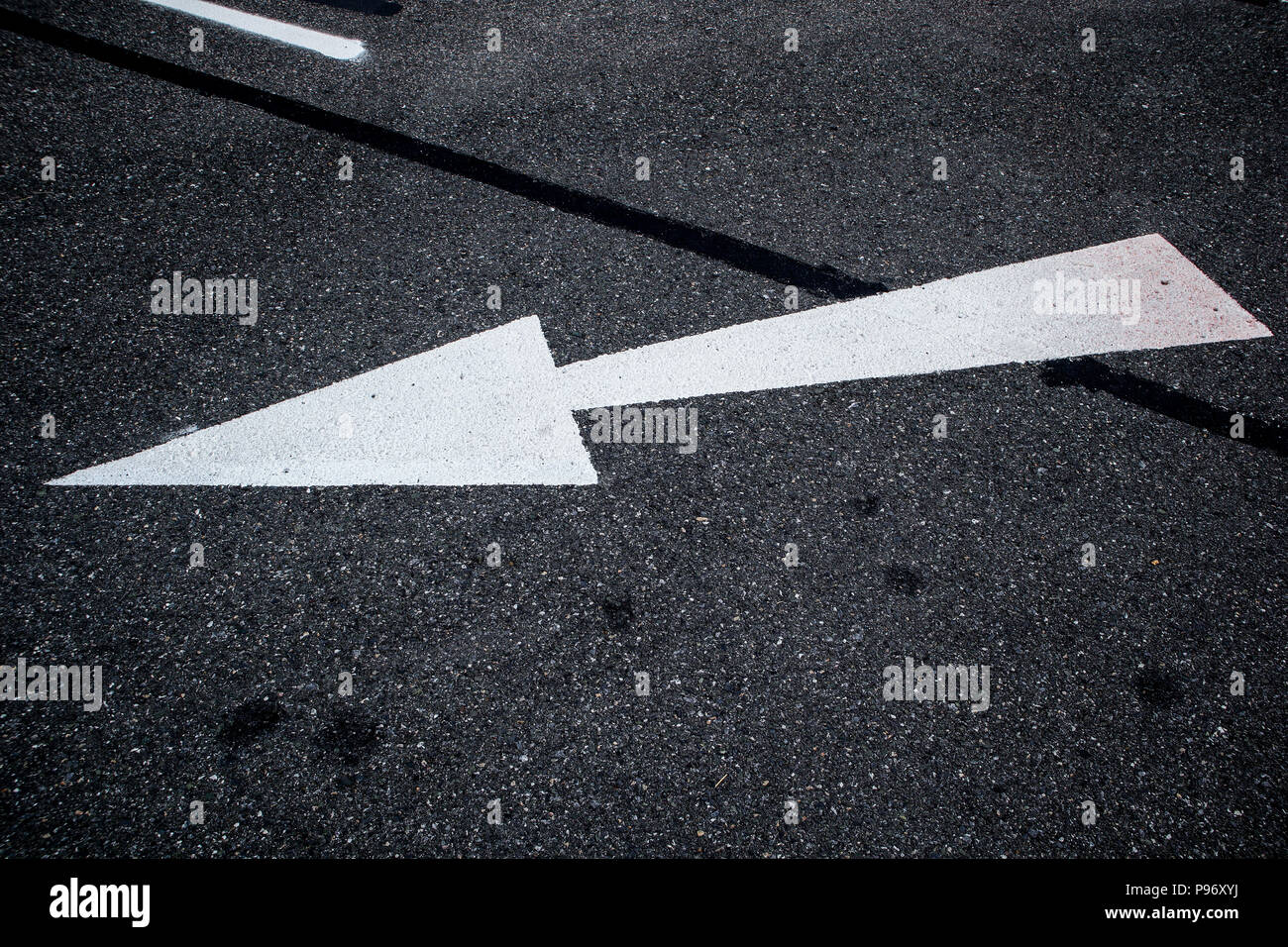 abstract background address road with arrow and symbols Stock Photo - Alamy