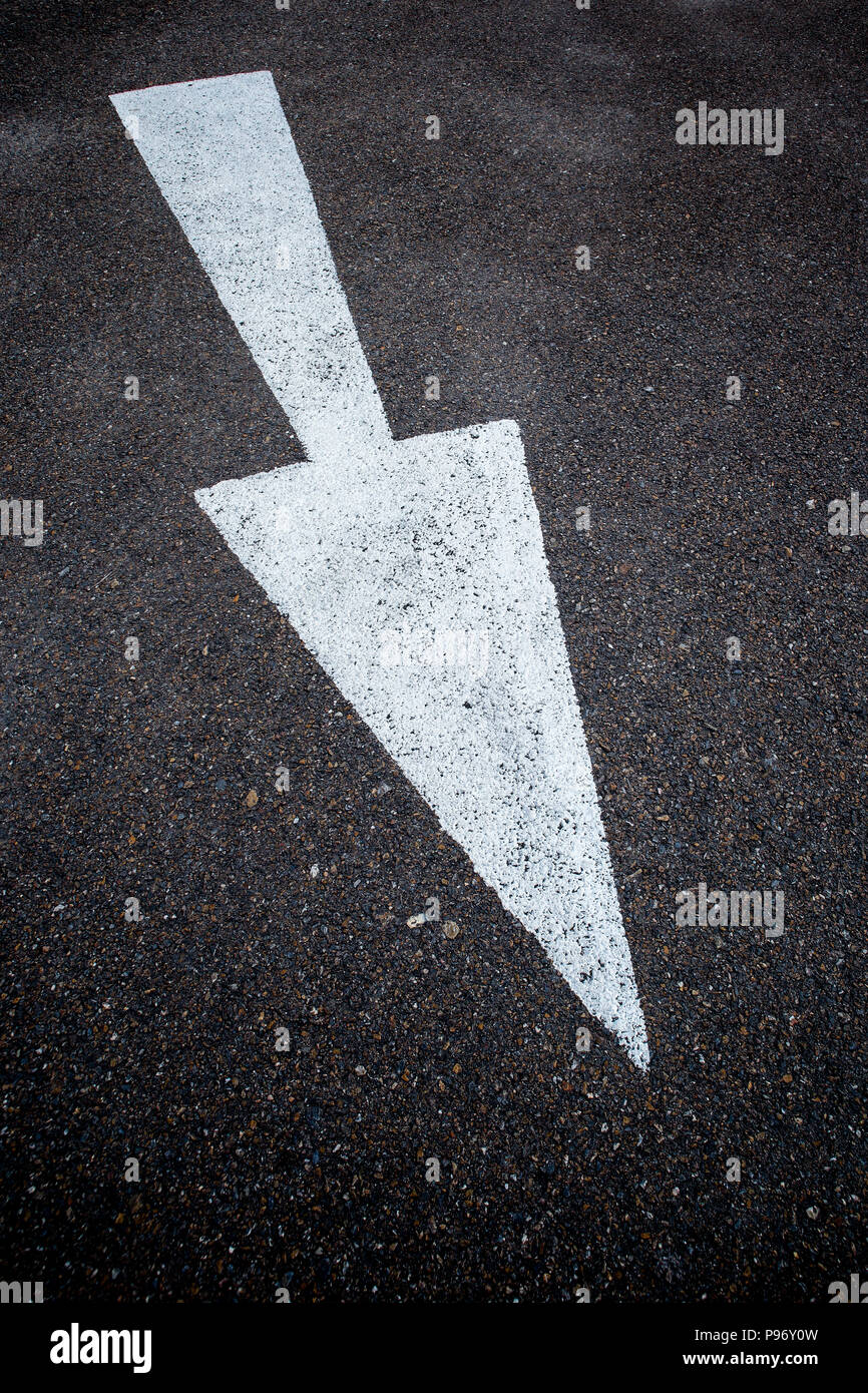 abstract background address road with arrow and symbols Stock Photo - Alamy