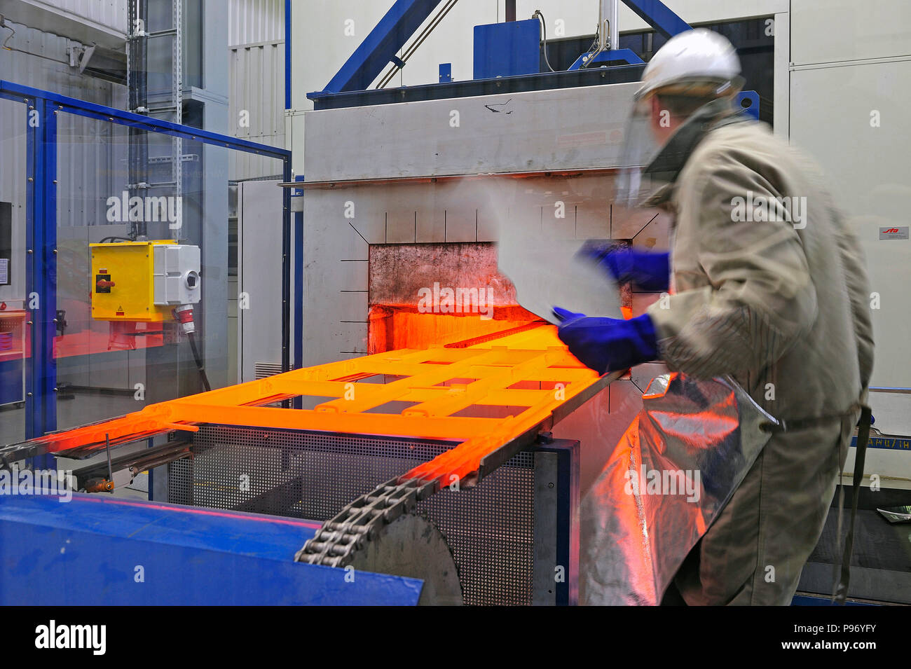 Germany, North Rhine-Westphalia - ThyssenKrupp Steel Europe AG in ...