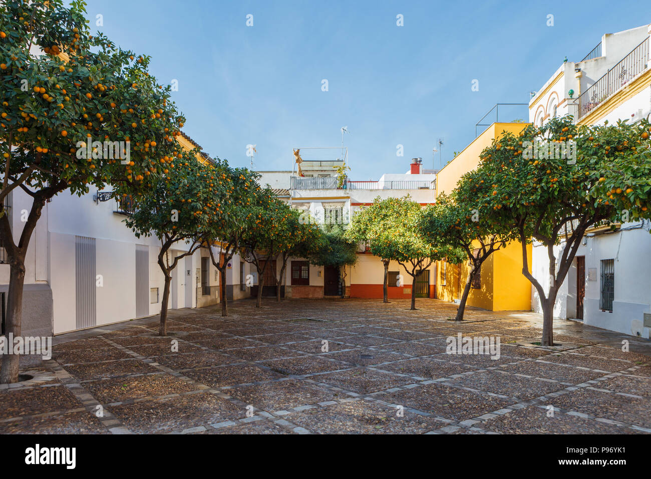 Seville square orange hi-res stock photography and images - Alamy