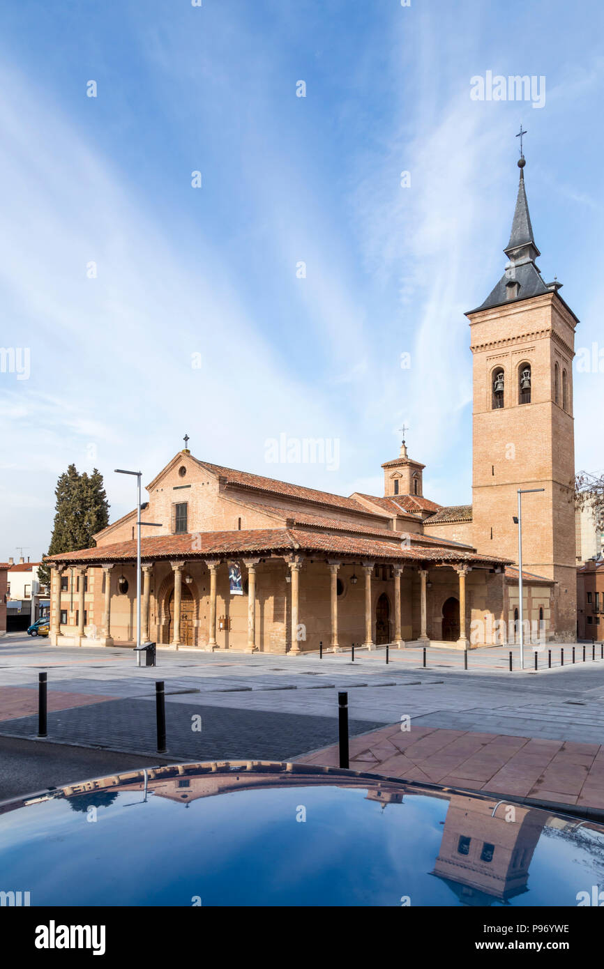 View of the Concatedral de Santa María and a reflection on the bonnet ...