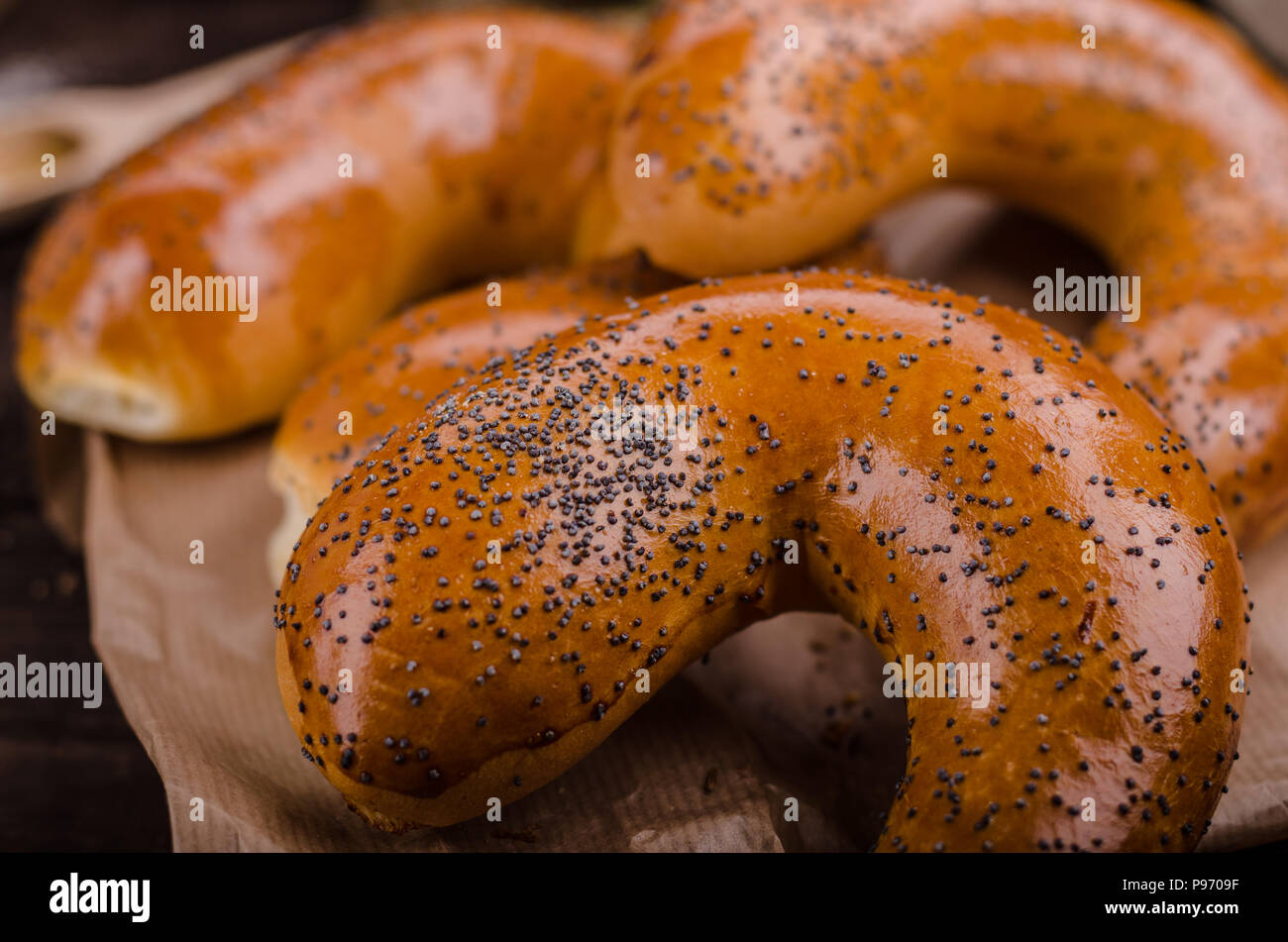Kaiser roll roll pastry hi-res stock photography and images - Alamy
