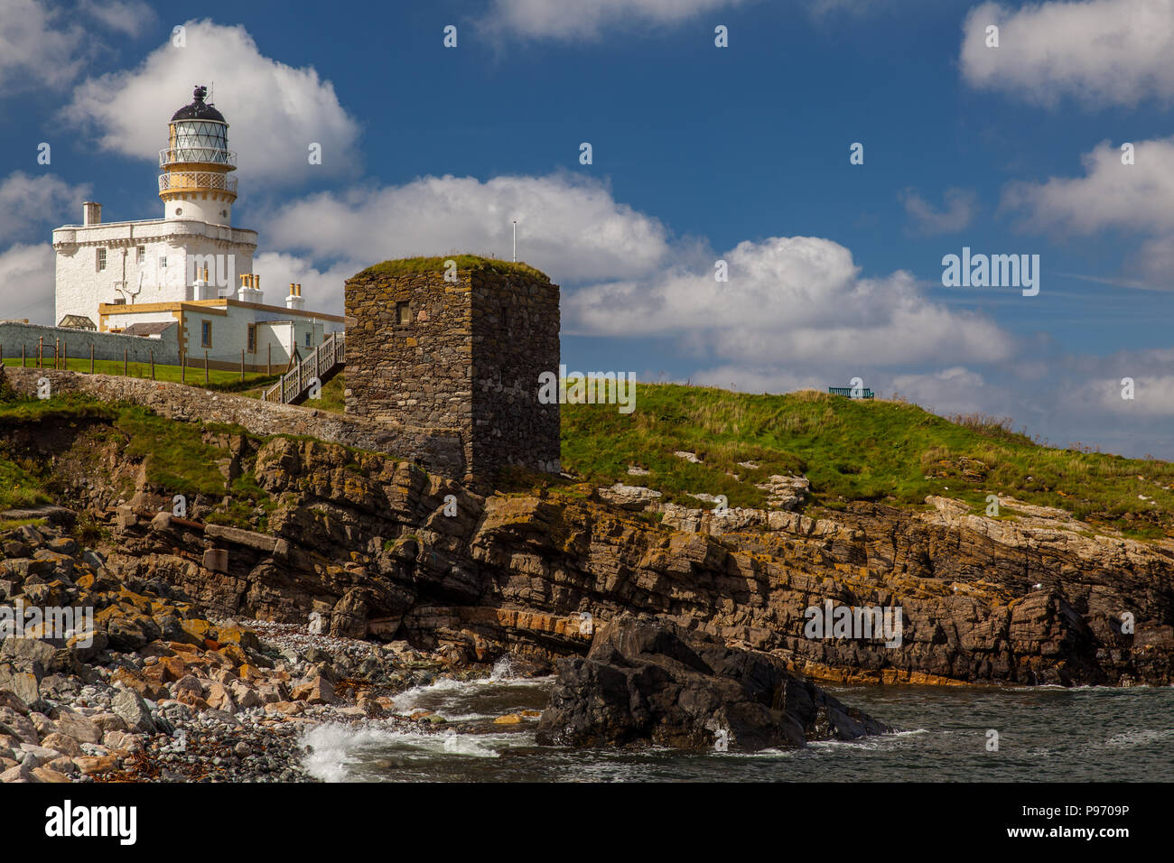Fraserburgh Hafen und Lighthouse Stock Photo - Alamy