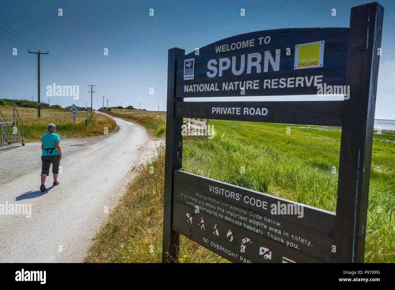Spurn Head, Spurn Point, sand spit, near Hull East Yorkshire, UK Stock ...