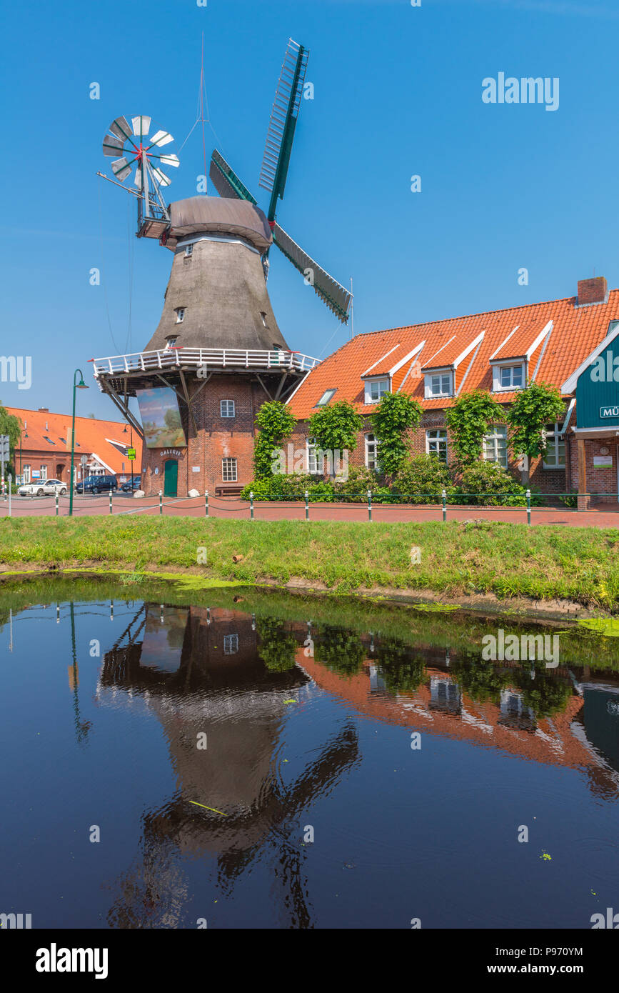 Windmühle, Windmühlenstrasse, Galerie-Holländer, Dutch-kind windmill ...