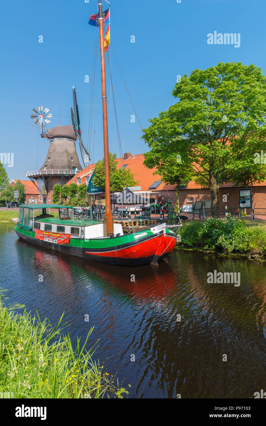 Thatched roof windmill hi-res stock photography and images - Alamy