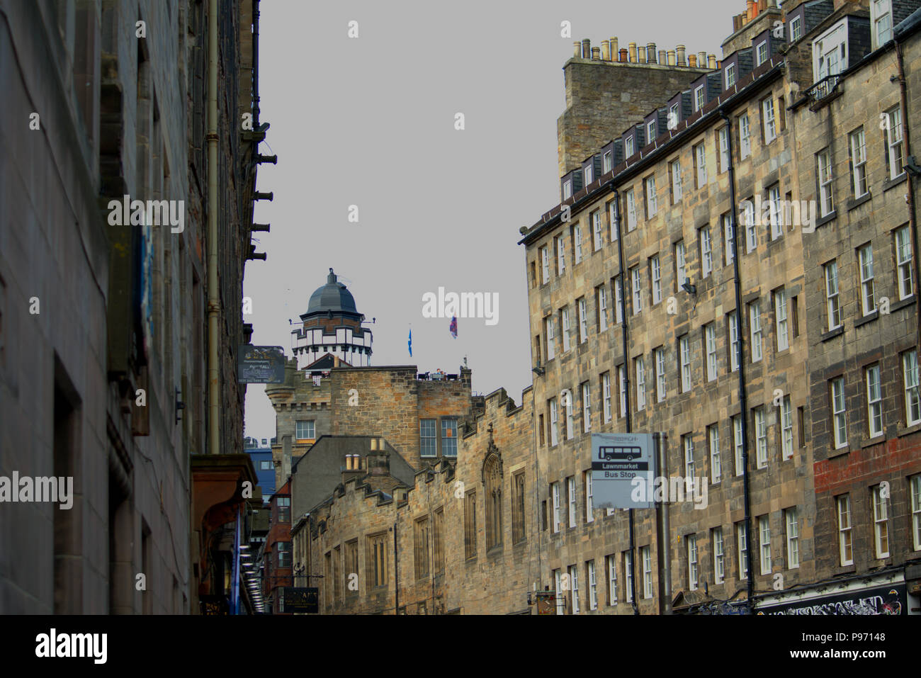 Street Scene, Edinburgh Stock Photo - Alamy