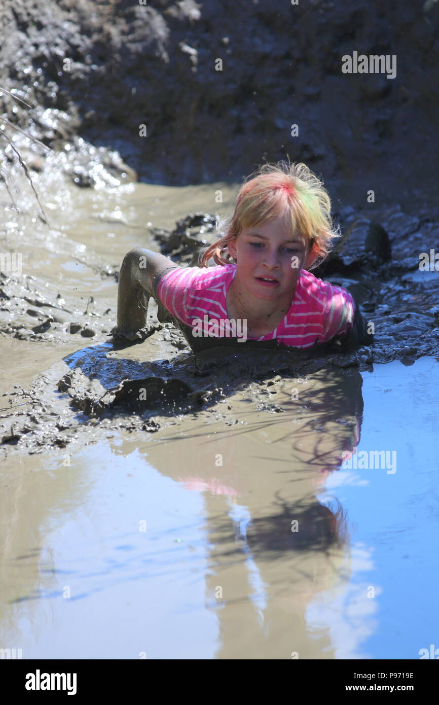 Girl in mud hi-res stock photography and images - Alamy