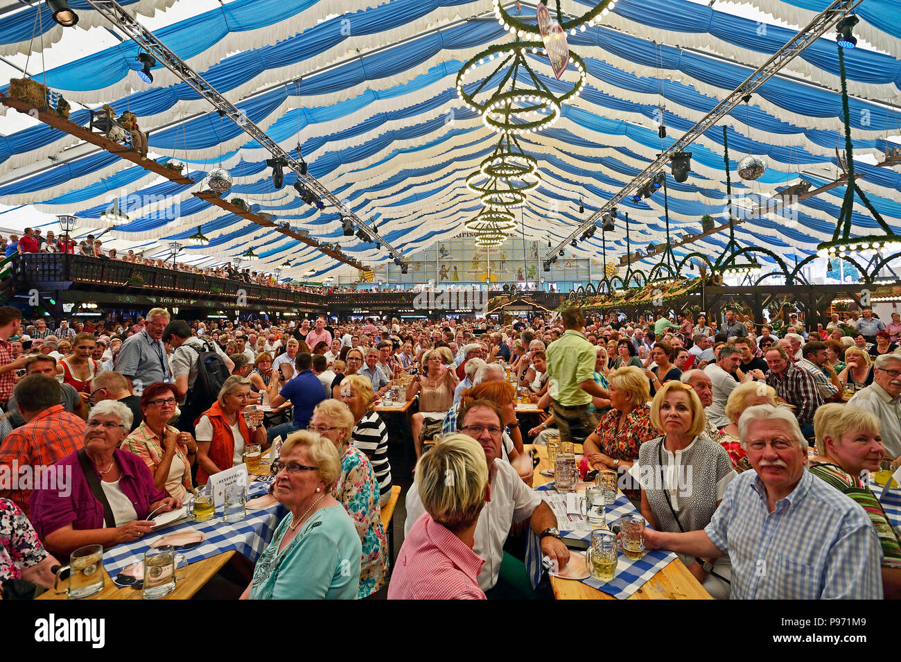 Germany, North Rhine-Westphalia - Cranger Kirmes in Herne Stock Photo ...