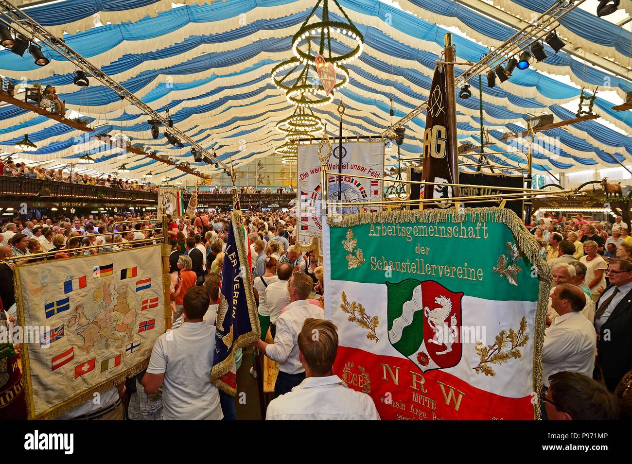Germany, North Rhine-Westphalia - Cranger Kirmes in Herne Stock Photo ...