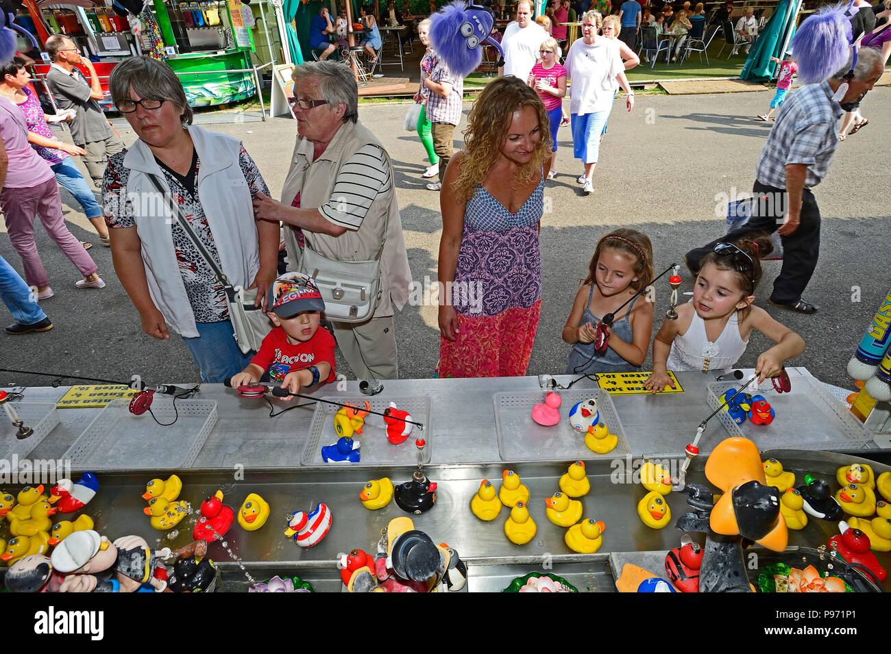 Germany, North Rhine-Westphalia - Cranger Kirmes in Herne Stock Photo ...