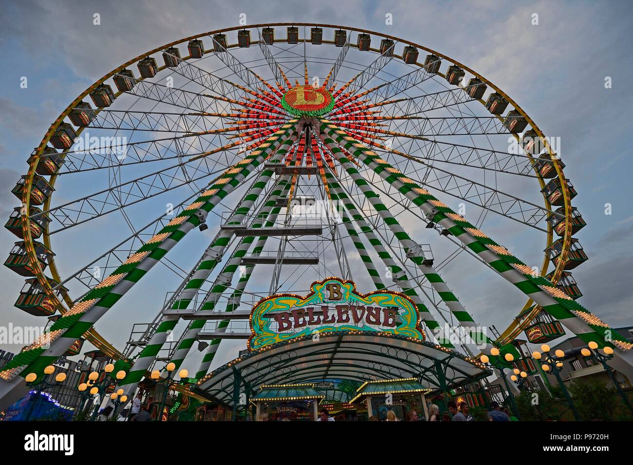 Germany, North Rhine-Westphalia - Cranger Kirmes in Herne Stock Photo ...