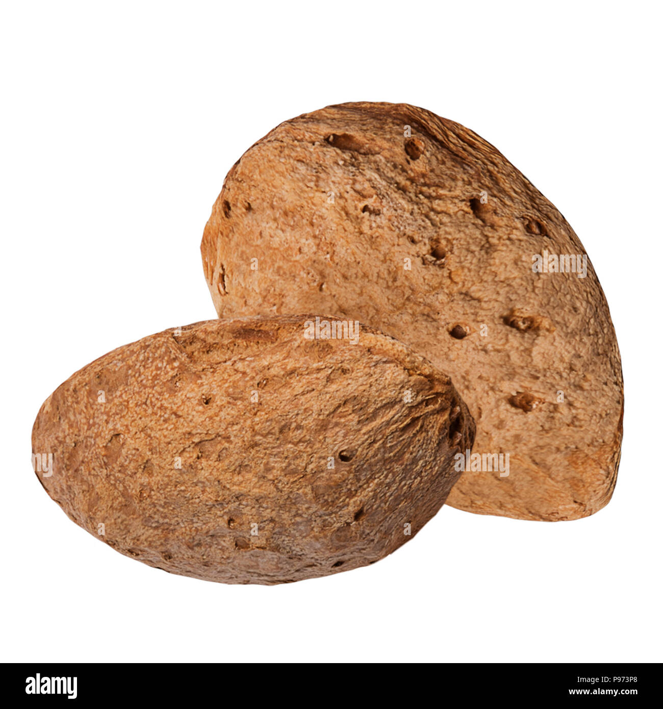 Isolated nuts. Almond nuts isolated on white background with clipping ...