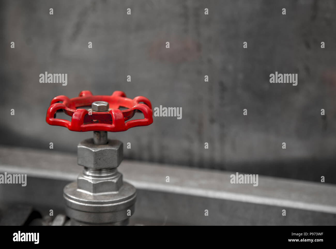 Valve red background clear concept Stock Photo - Alamy