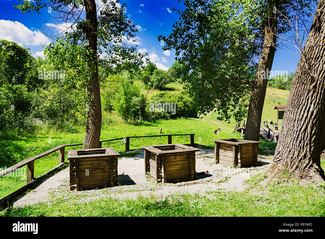 Three Water Wells High Resolution Stock Photography and Images - Alamy