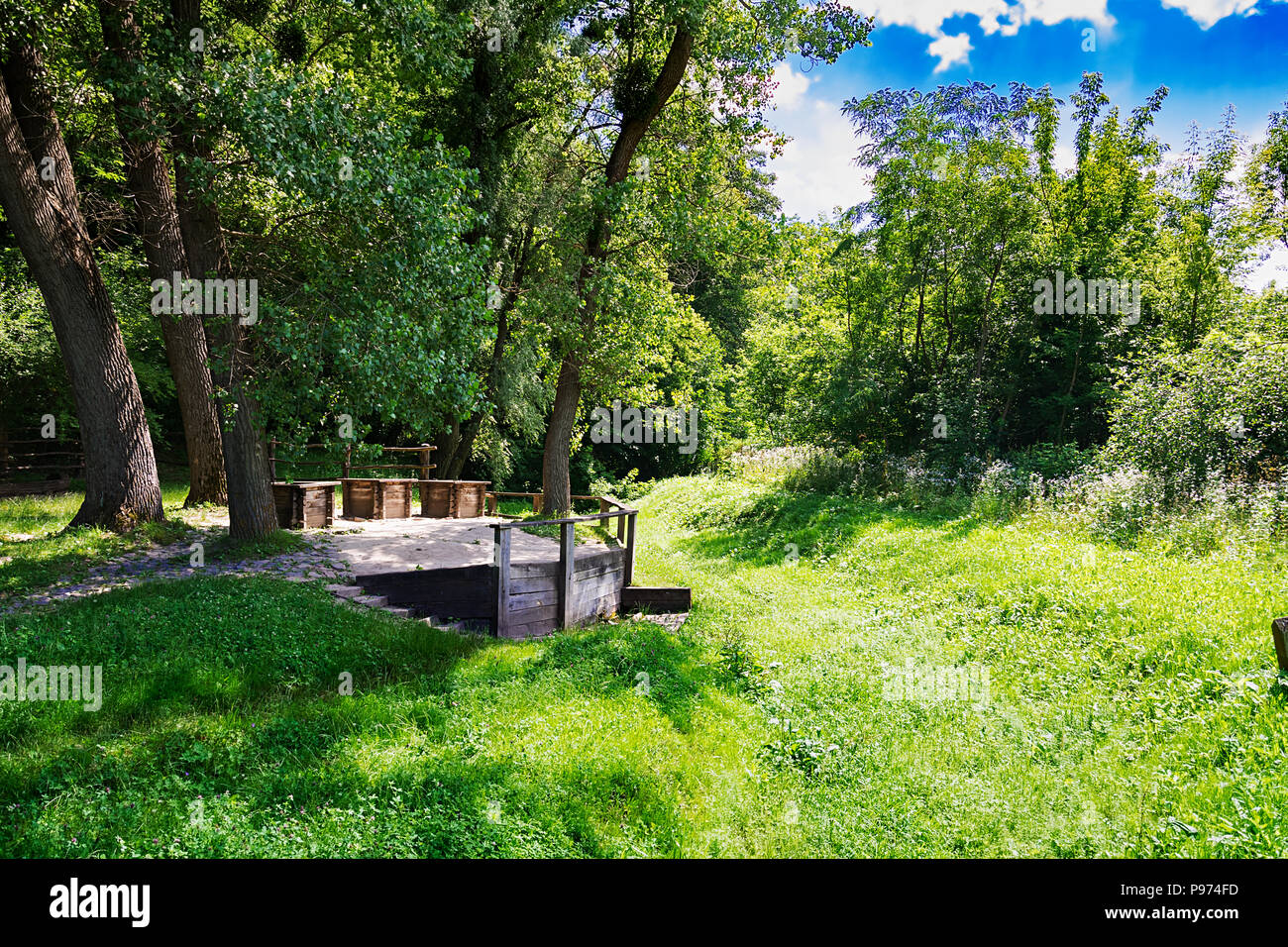 Three water wells hi-res stock photography and images - Alamy