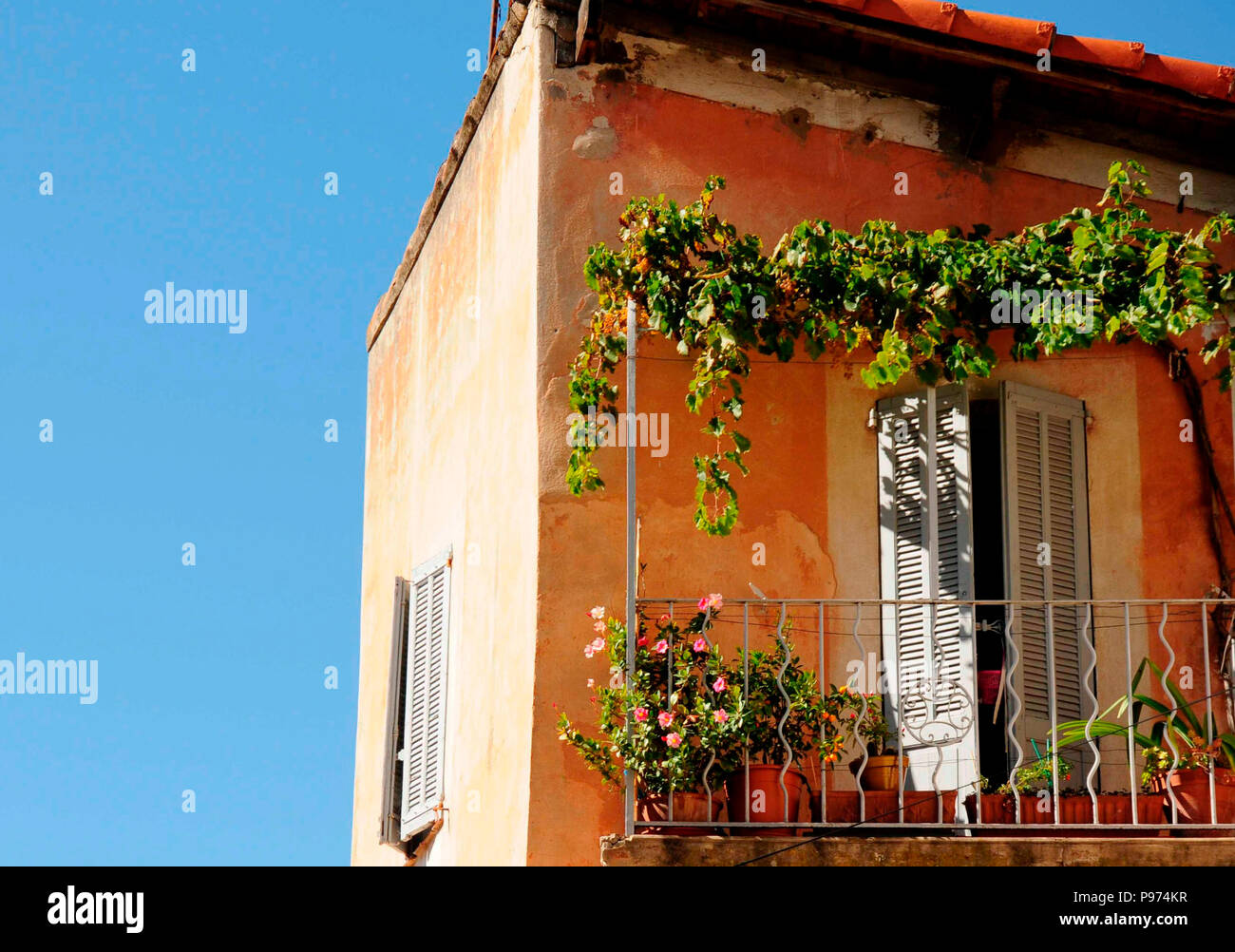 Rustic balcony hi-res stock photography and images - Alamy