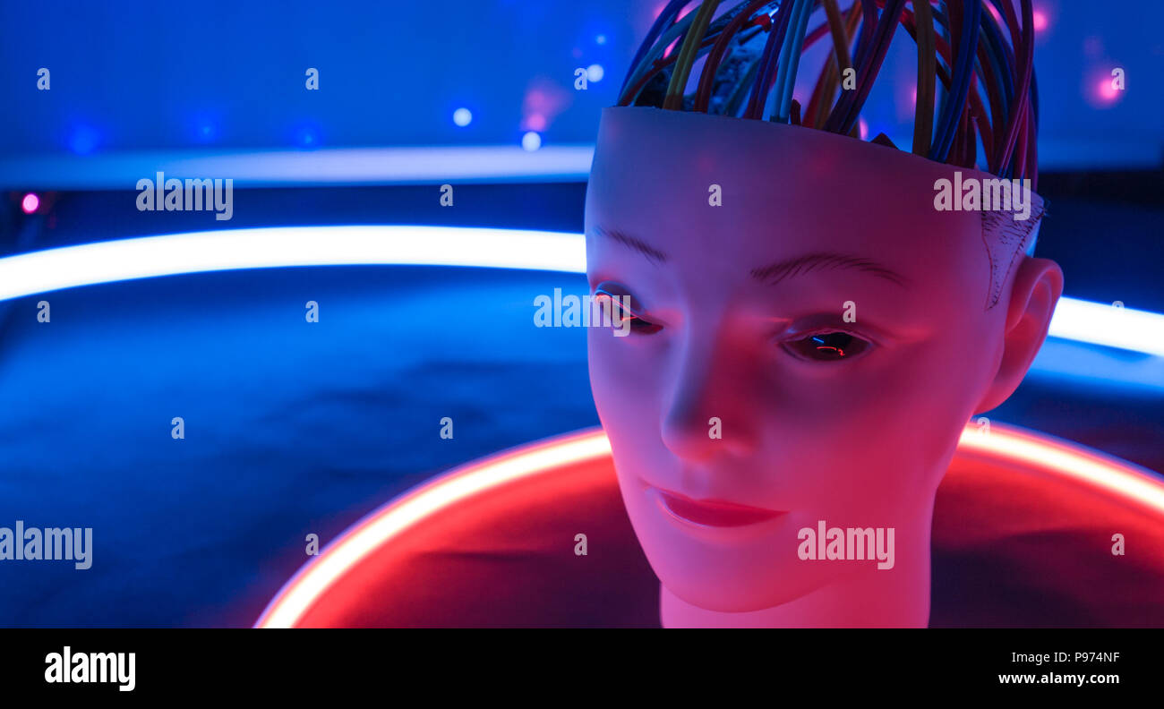 Humanoid robot human machine hi-res stock photography and images - Alamy