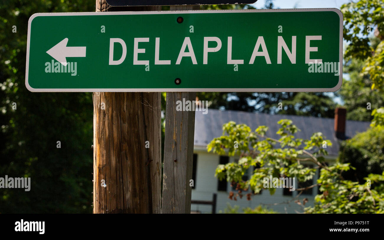 Road sign - Delaplane Virginia Stock Photo - Alamy