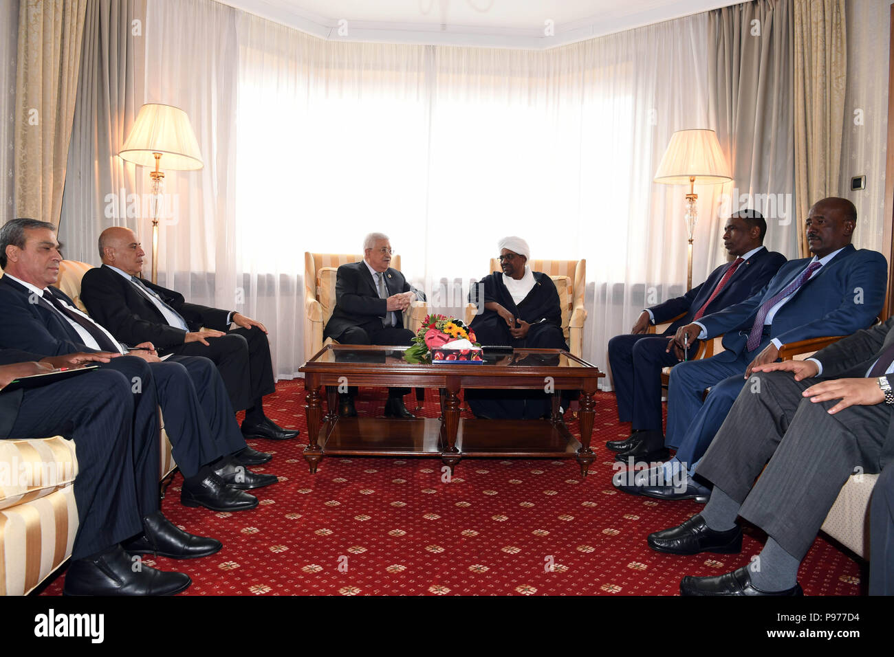 Moscow, Moscow, Russian Federation. 15th July, 2018. Palestinian ...