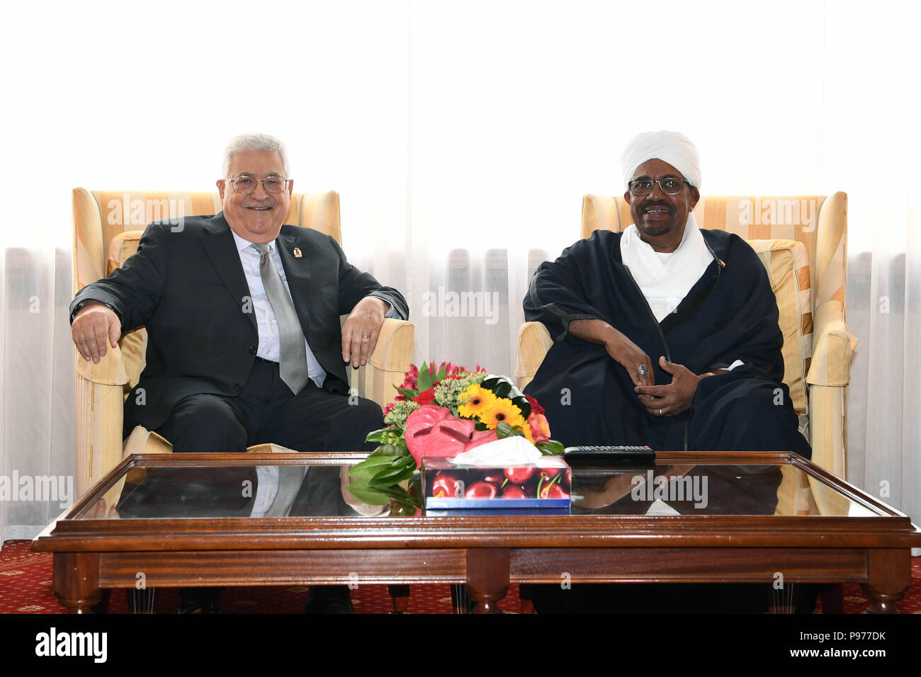 Moscow, Moscow, Russian Federation. 15th July, 2018. Palestinian ...