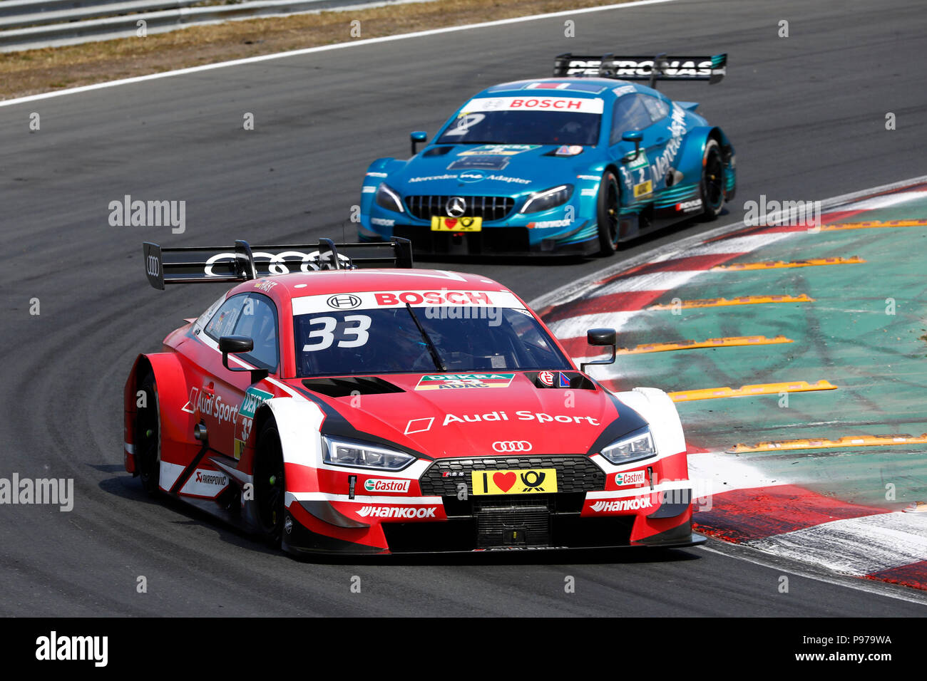 Zandvoort, Netherlands. 15th July, 2018. Rene Rast from Germany of the ...