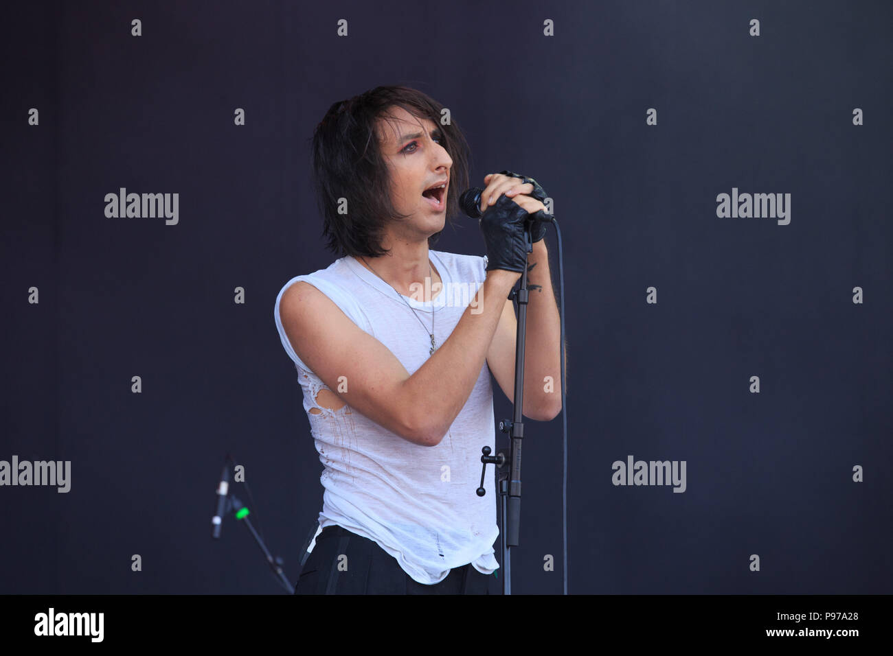 Gunnersbury Park, London, UK 15th July 2018, Faris Badwan of The ...