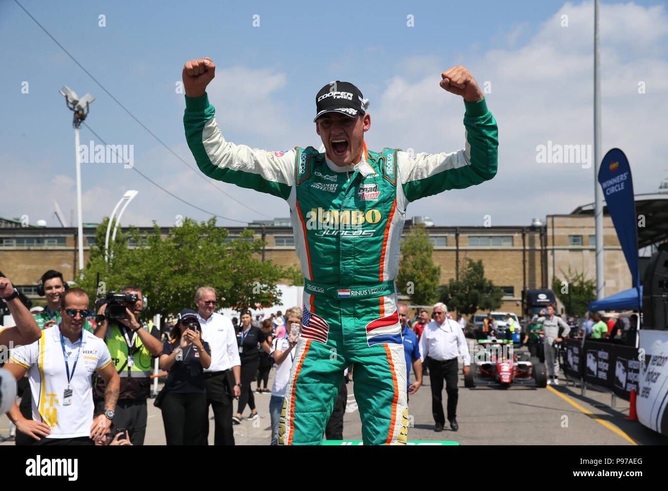 Toronto, Canada. 15th July 2018. Day 3 at the honda Indy in Toronto ...