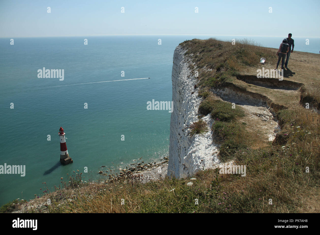 Highest chalk sea cliff in britain hi-res stock photography and images ...