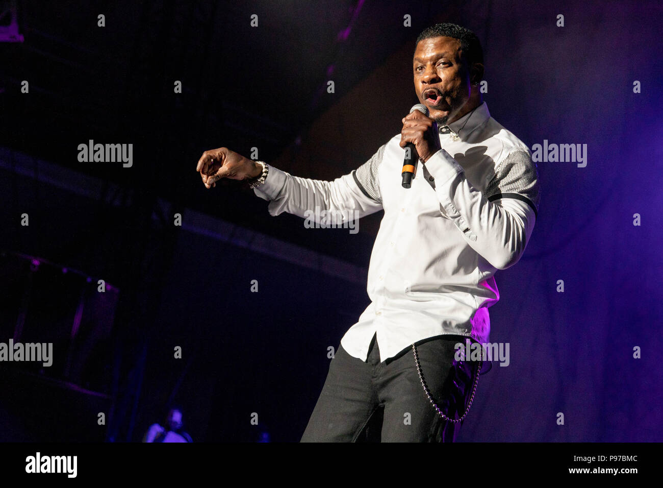 Chicago, Illinois, USA. 14th July, 2018. Singer KEITH SWEAT during the ...