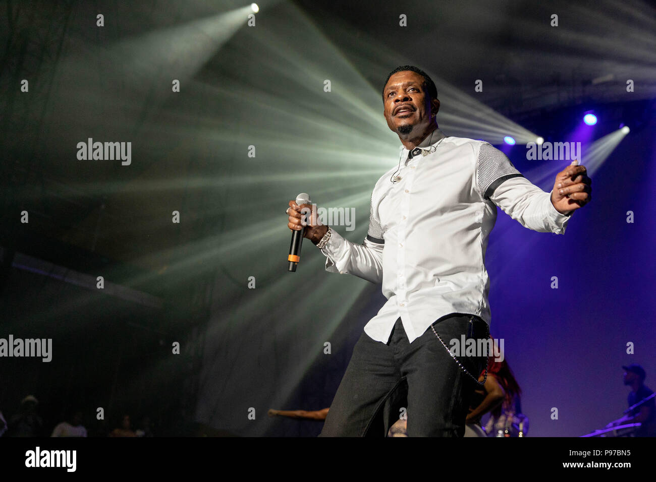 Chicago, Illinois, USA. 14th July, 2018. Singer KEITH SWEAT during the ...